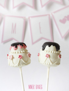 {Tutorial} Let’s Get Married – Wedding Cake – Cake Pops | niner bakes