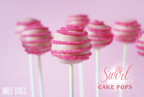 {Round & Round} Fun Swirl Cake Pops Tutorial | niner bakes